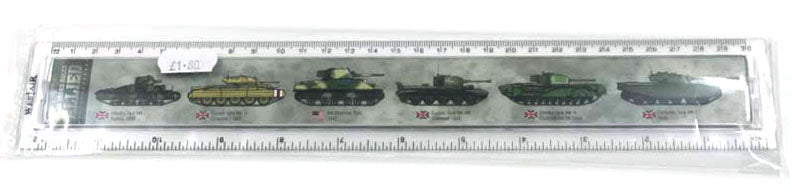 Ruler - WWII Tanks (plastic) – Bodmin Keep: Cornwall's Army Museum